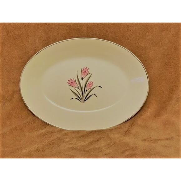 W.S.George | Dining | Vintage W S George China Rare Pink Crocus Pattern ...